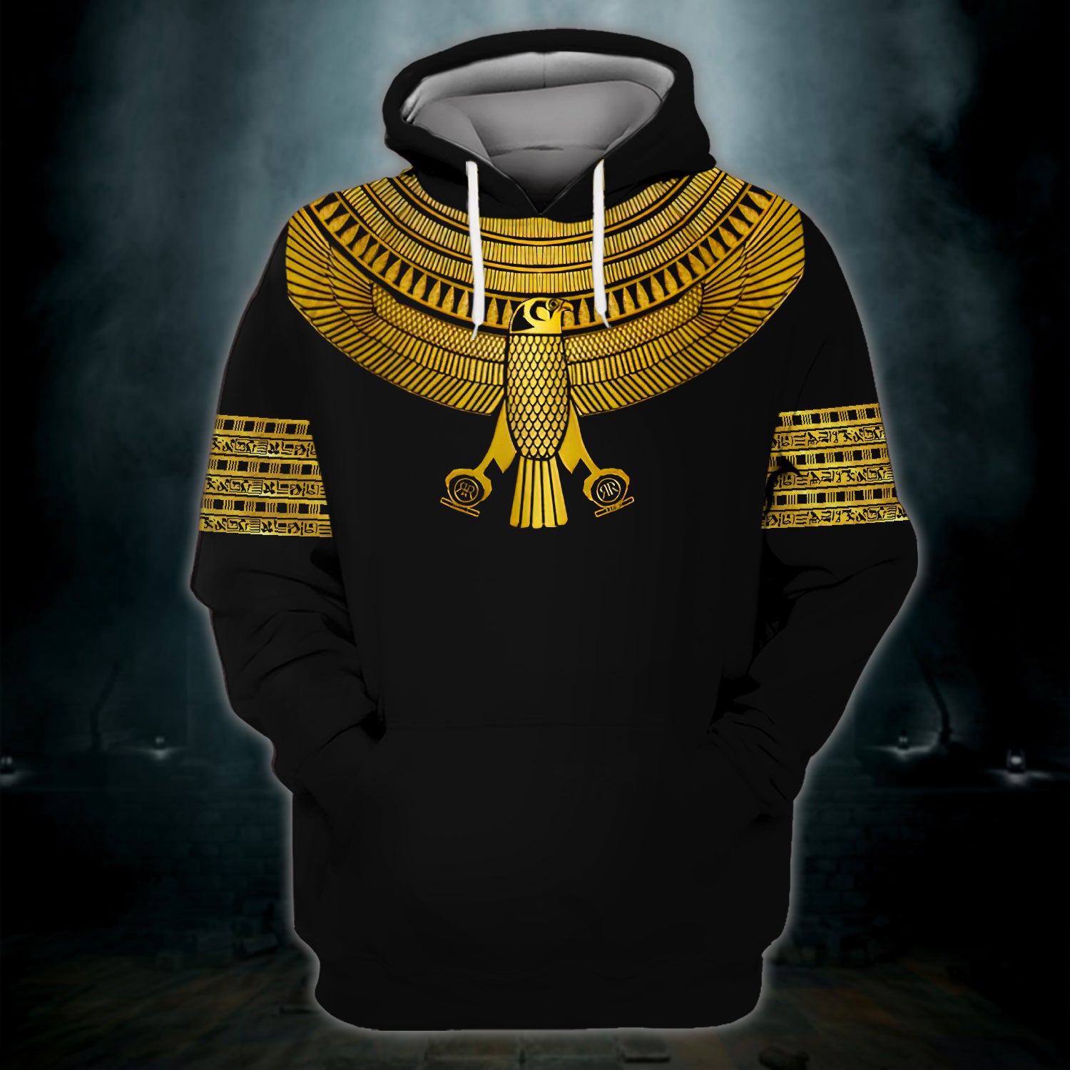 Golden Horus Black, Ancient Egypt 3D Shirts – Trends Personalized