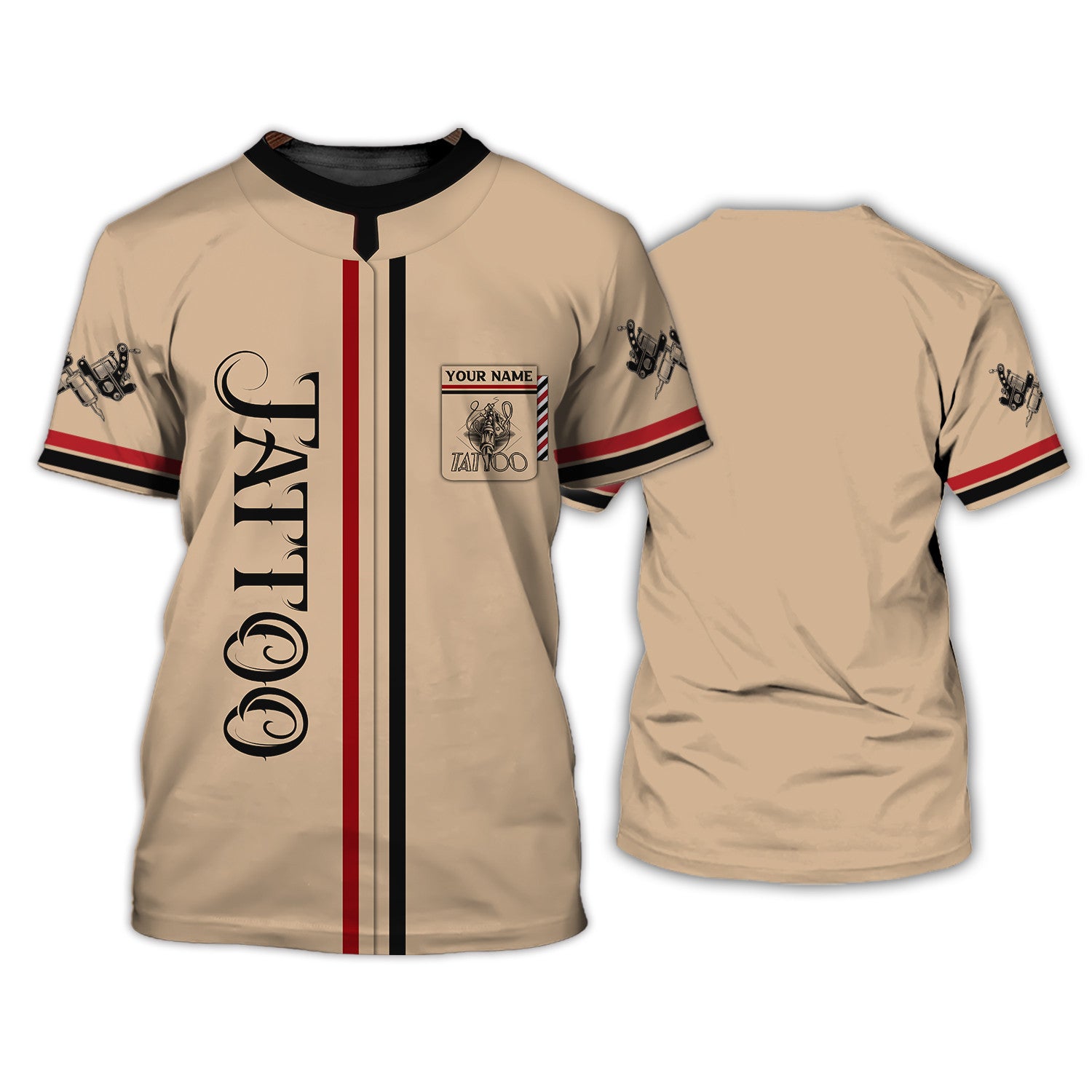 Tattoo Artist Shop Personalized Name Tshirt – Trends Personalized