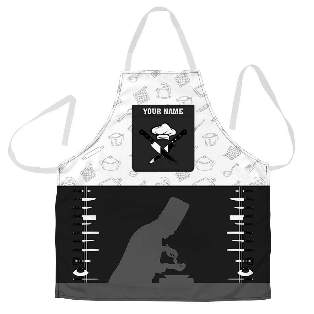 Chef Pattern Apron Cook Apron – Trends Personalized
