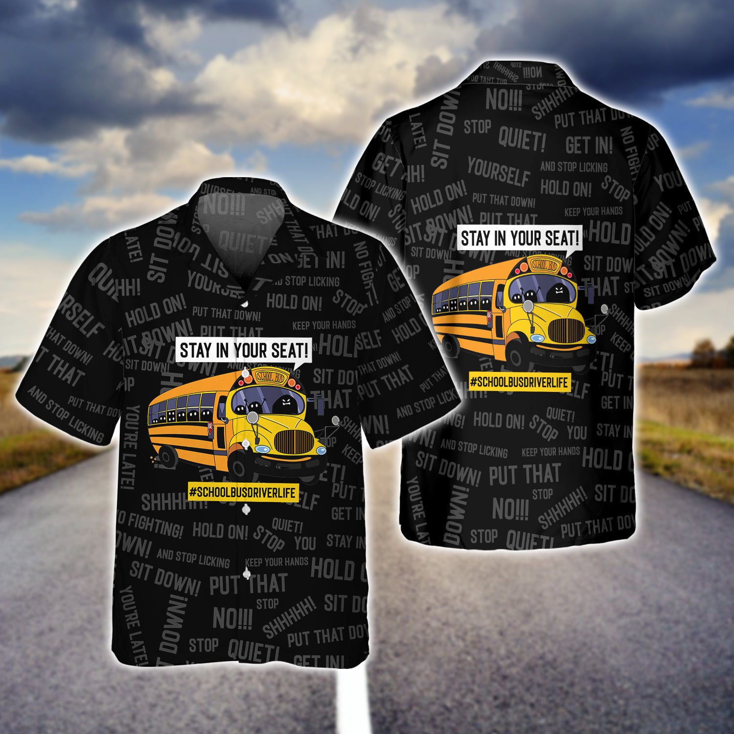 School Bus - Stay In Your Seat - 3D Full Print – Trends Personalized