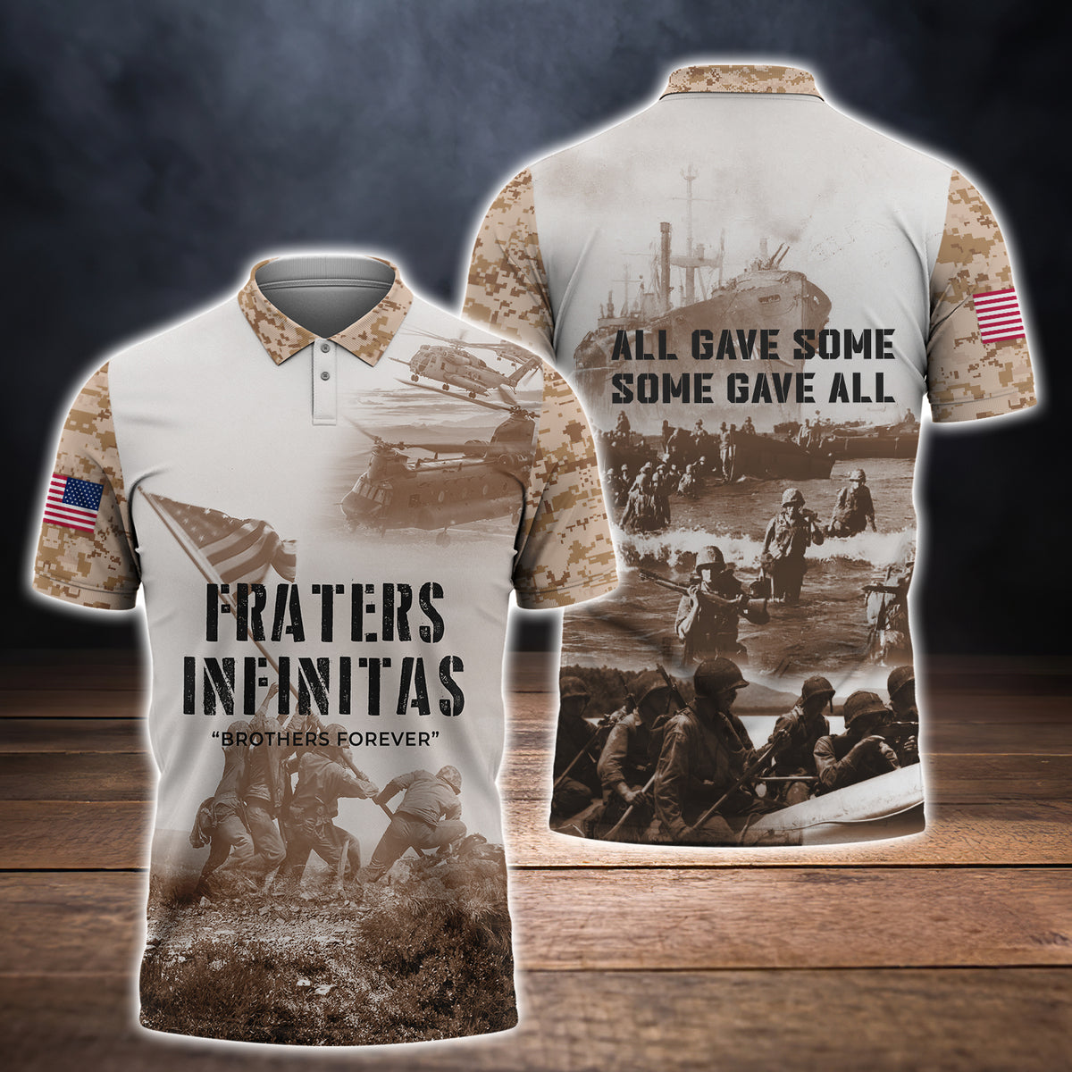U.S Veteran, Fraters Infinitas - 3D Polo Shirt - Nsd99 – Trends ...