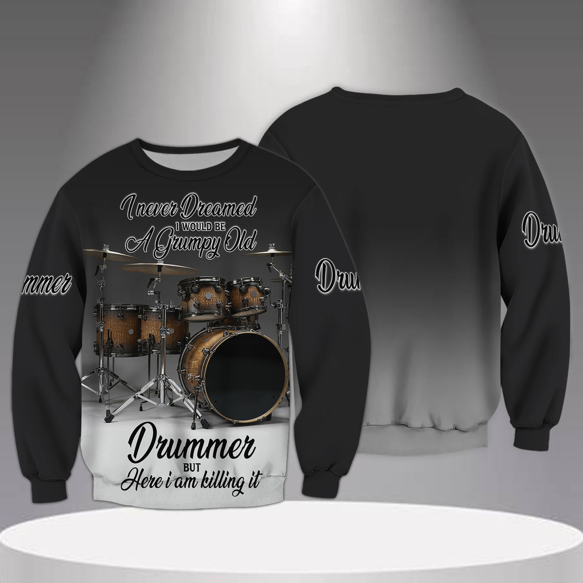 Grumpy Drummer - Hadn – Trends Personalized
