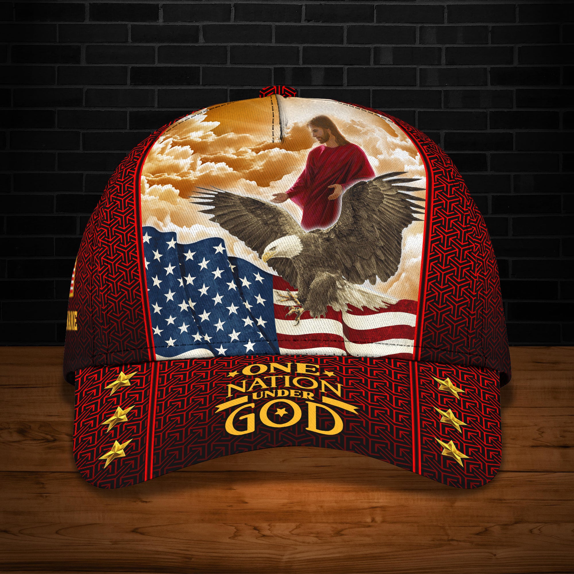 Personalized Classic Cap-One nation under god htv – Trends Personalized