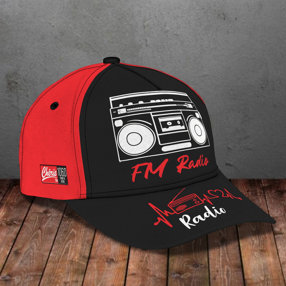 FM Radio 3D Cap Tad – Trends Personalized