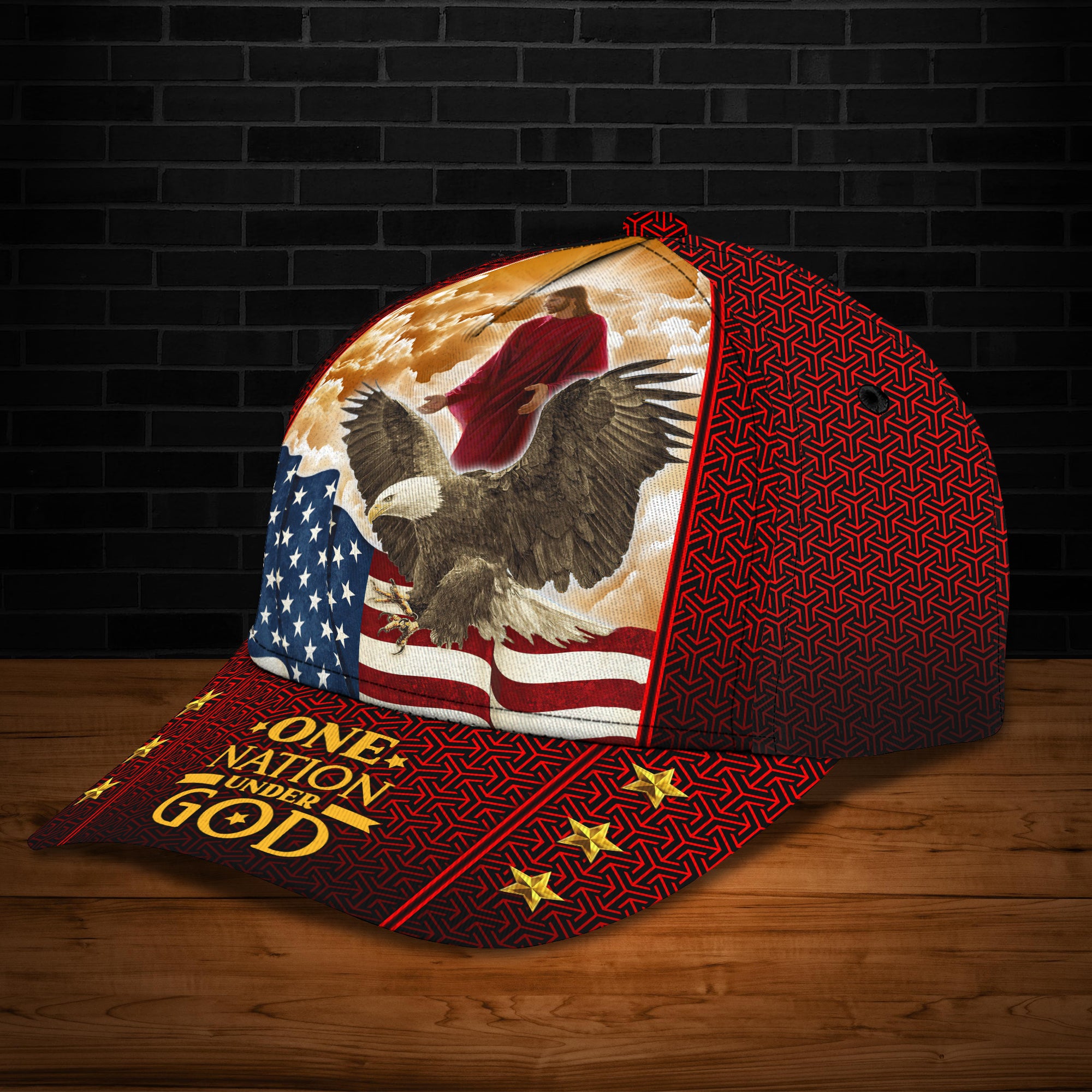 Personalized Classic Cap-One nation under god htv – Trends Personalized