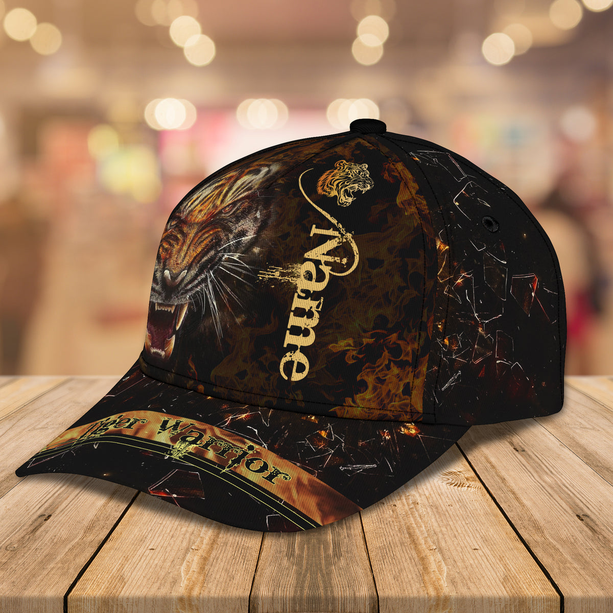 Tiger Warrior - Personalized Name Cap -Loop- Hd98 170 – Trends Personalized