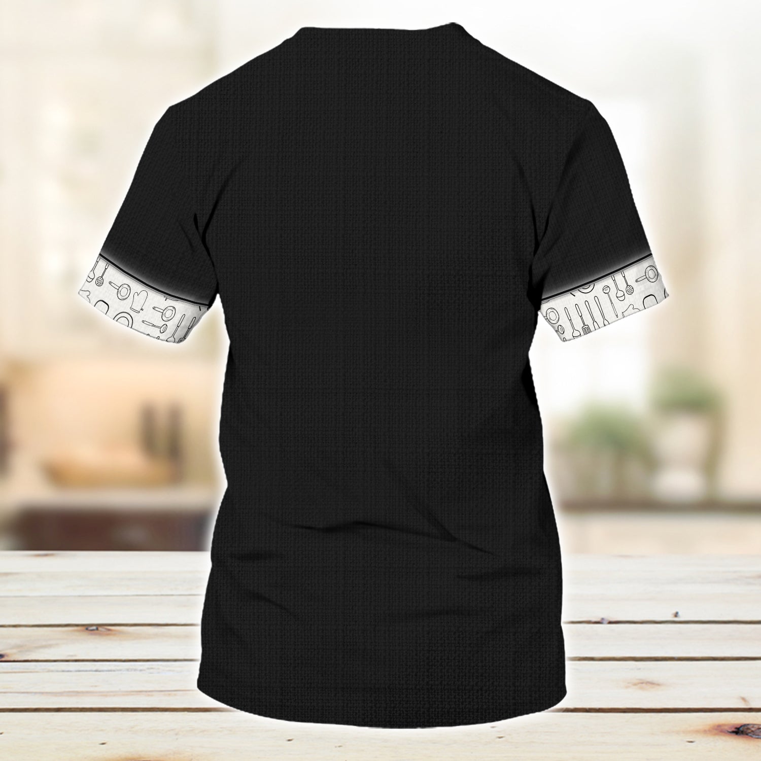 Chef Cook Black And White Personalized Name 3D Tshirt For MasterChef N ...
