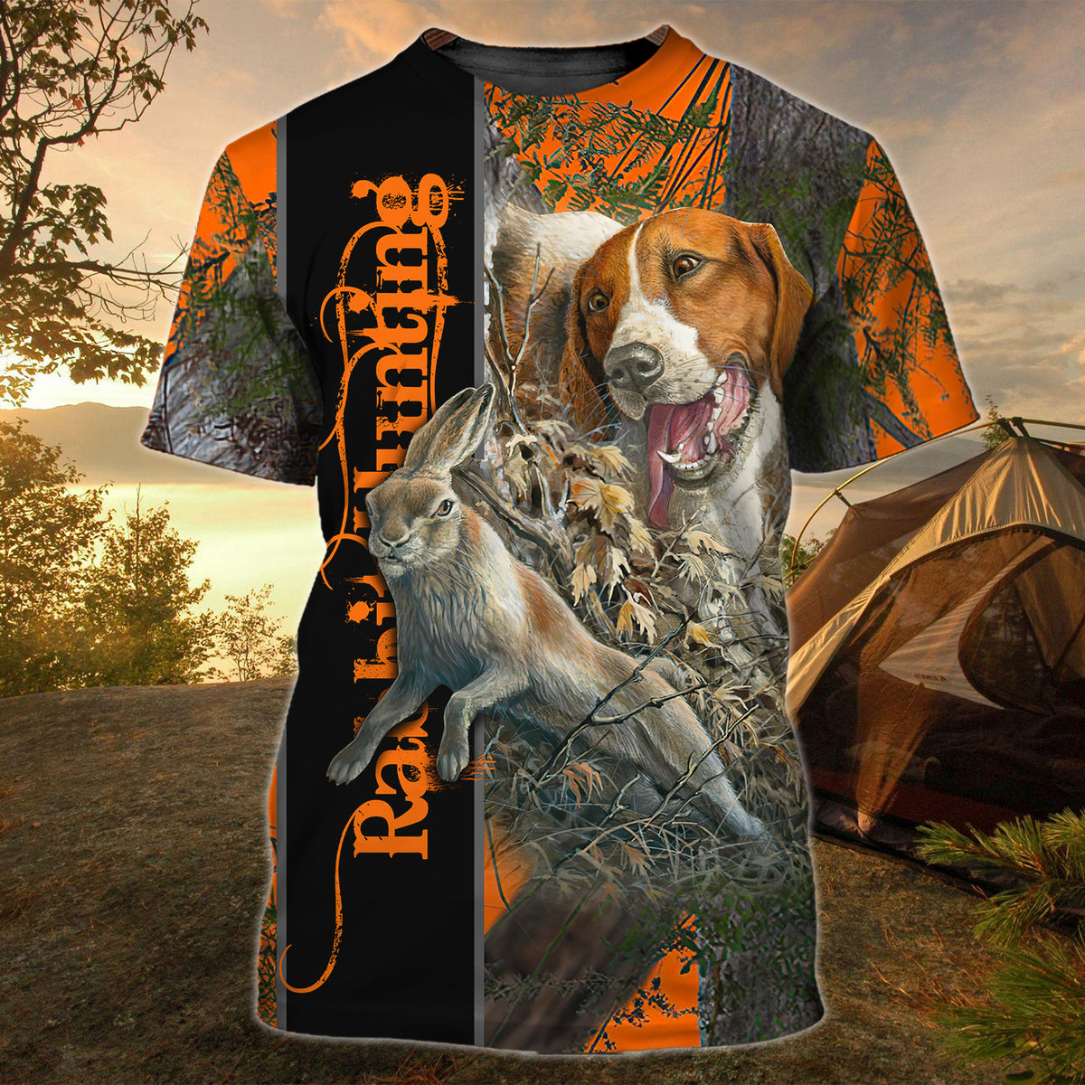 Rabbit Hunting With Beagles Orange Muddy Camo Rabbit Hunting Dogs HTA ...